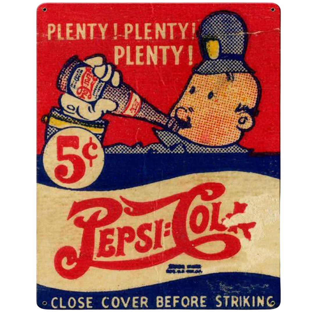 Pepsi-Cola Tin Poster (20cm x 30cm) – Giftmania Collectables